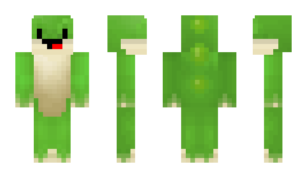 Frog_Miner - Minecraft skin (64x64, Steve)