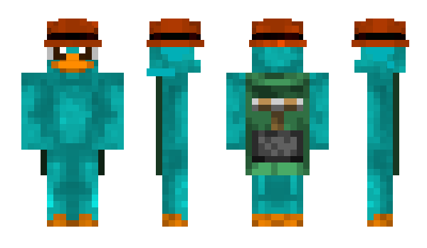 Minecraft 64x64 Skin Layout Retlucky