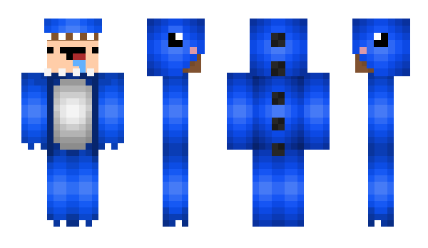Minecraft 64x64 Skin Layout Retlucky