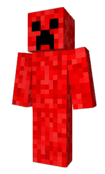 Minecraft Red Creeper Skins