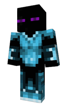 Minecraft Blue Enderman Skin